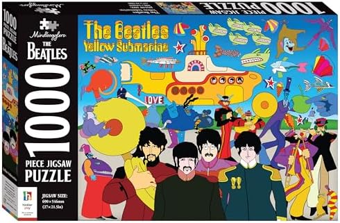 The Beatles Jigsaw Yellow Submarine - 1000-Piece Jigsaw Puzzle with ...