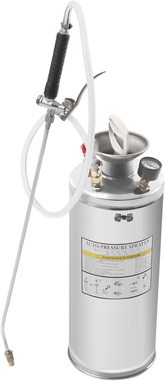 Amazon.com : WQV 1.5 Gallon Garden Sprayer, 304 Stainless Steel ...