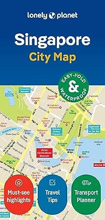 Lonely Planet Singapore City Map: Durable, Waterproof, Easy-Fold ...