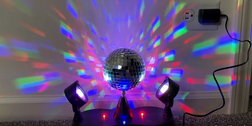 Watch Kicko Disco Light - Multi-Colored LED Revolving DLight Ball on ...