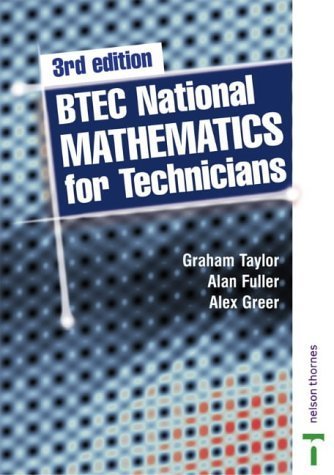 BTEC National Mathematics for Technicians Third Edition: Greer, Alex ...