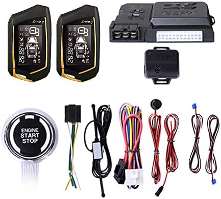 Amazon.com: heiou Car Anti-Theft Alarm Remote Starter System PKE ...