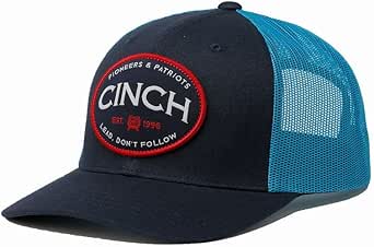 CINCH Patch Blue Teal Mesh - Hats Cap at Amazon Men’s Clothing store