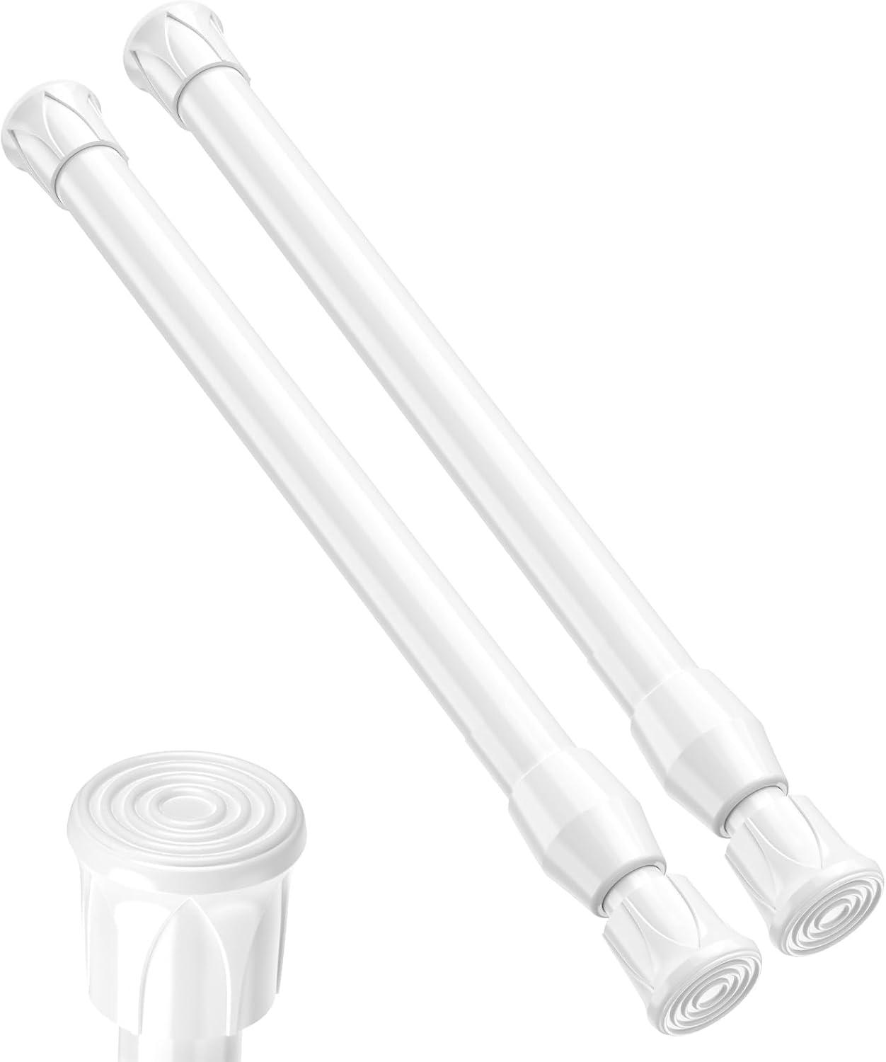 Amazon.com: ZipGlo Tension Curtain Rod 8-12.5 inch Small Tension Rods ...