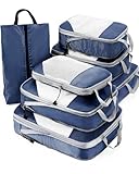・ブランド:Meowoo・製造元:Meowoo・モデル:Meowoo-Packing Cubes-Navyblue・[デュアルジッパー圧縮]: 最大50%のスペースを節約するように設計されています。 最初のジッパーでしっかりと閉じることがで...