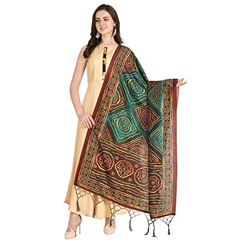 Buy KAHIRAA WHOLETEX Women's Printed Dupatta | Gadhwal Printed Dupatta ...