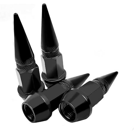 Amazon.com: Circuit Performance VC6 Series Black Aluminum Spiked Valve ...