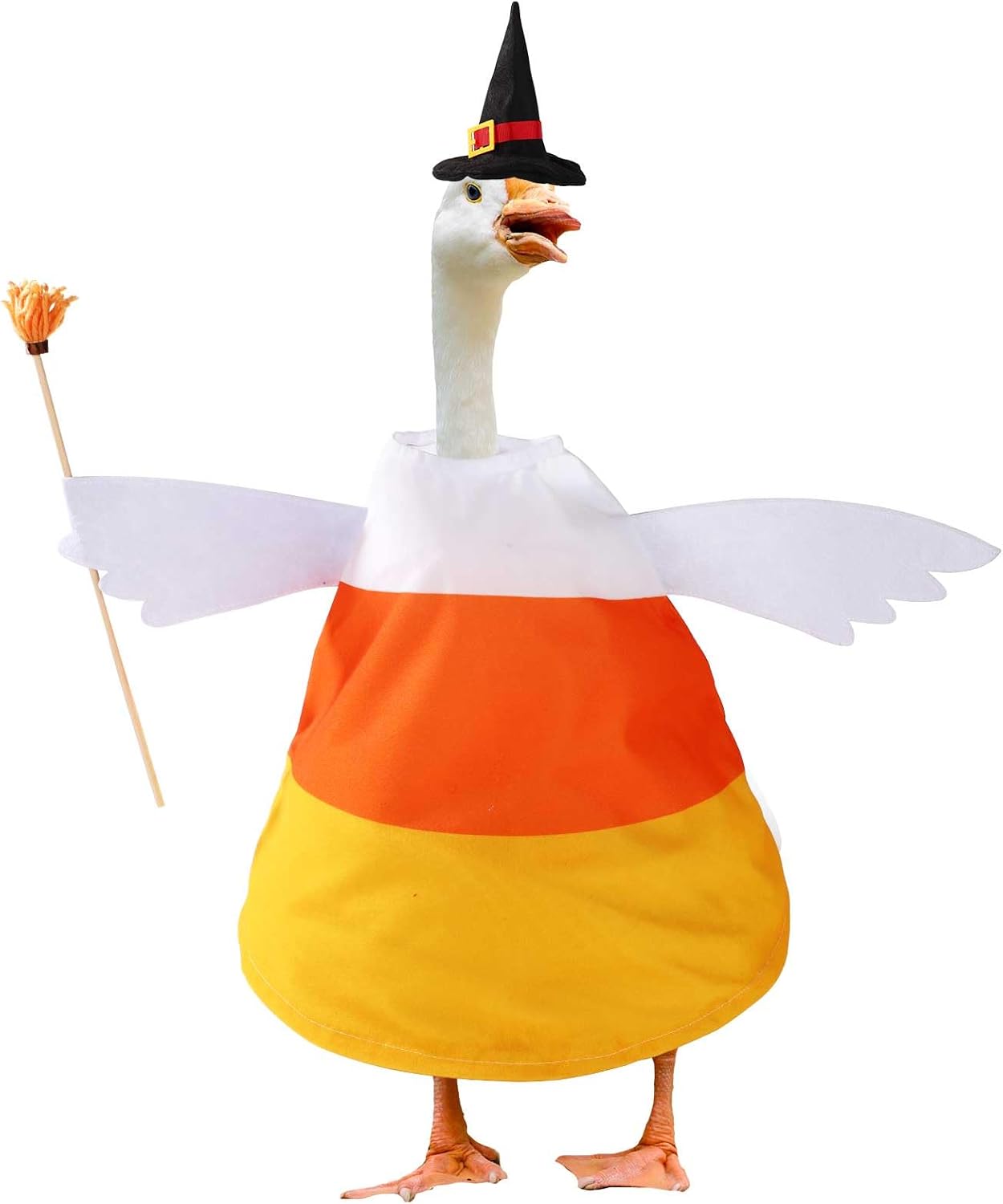 Amazon.com: lasuroa Goose Outfits, Corn Candy Halloween Style Goose ...
