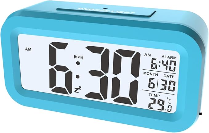 Yuanzeco 4.5" Display Digital Clock with Large Screen, Night Light ...