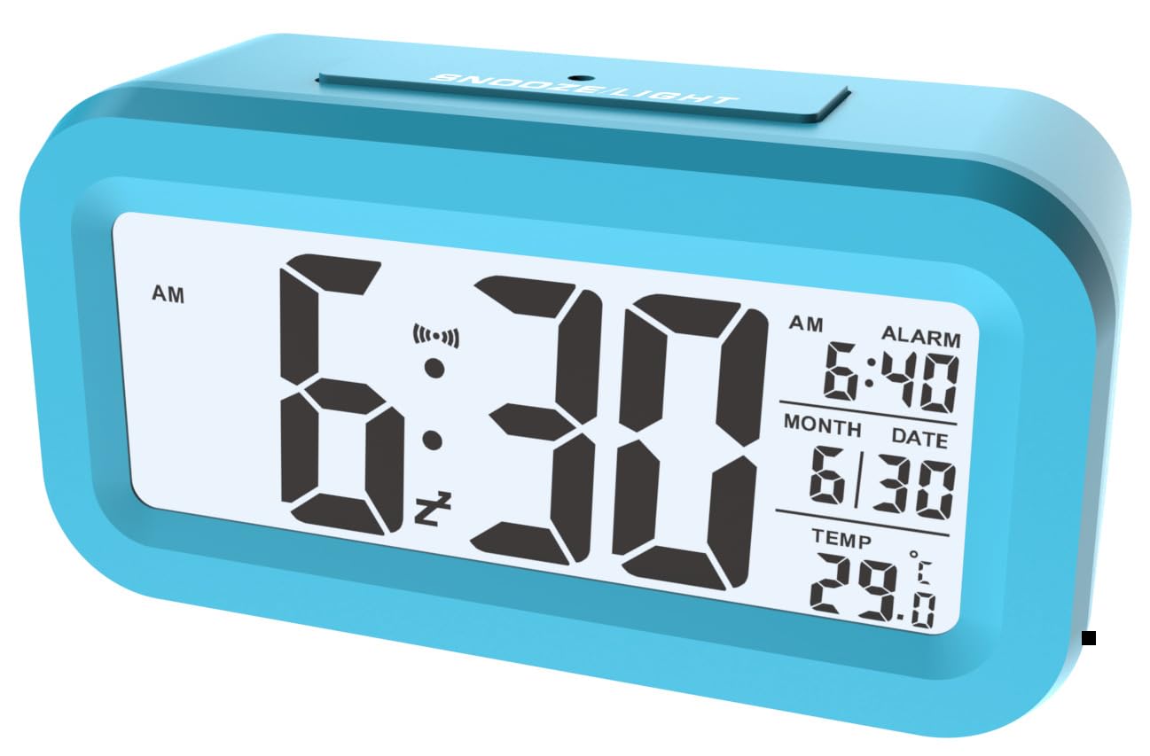 Yuanzeco 4.5" Display-Digital Clock with Large Screen,Night Light ...