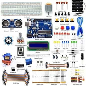 Nirman Labs DIY Ultrasonic Distance Sensor Starter Kit for UNO R3 ...