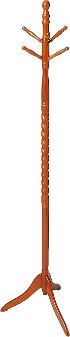 Amazon.com: Frenchi Furniture Coat Rack, Dark Cherry : Home & Kitchen