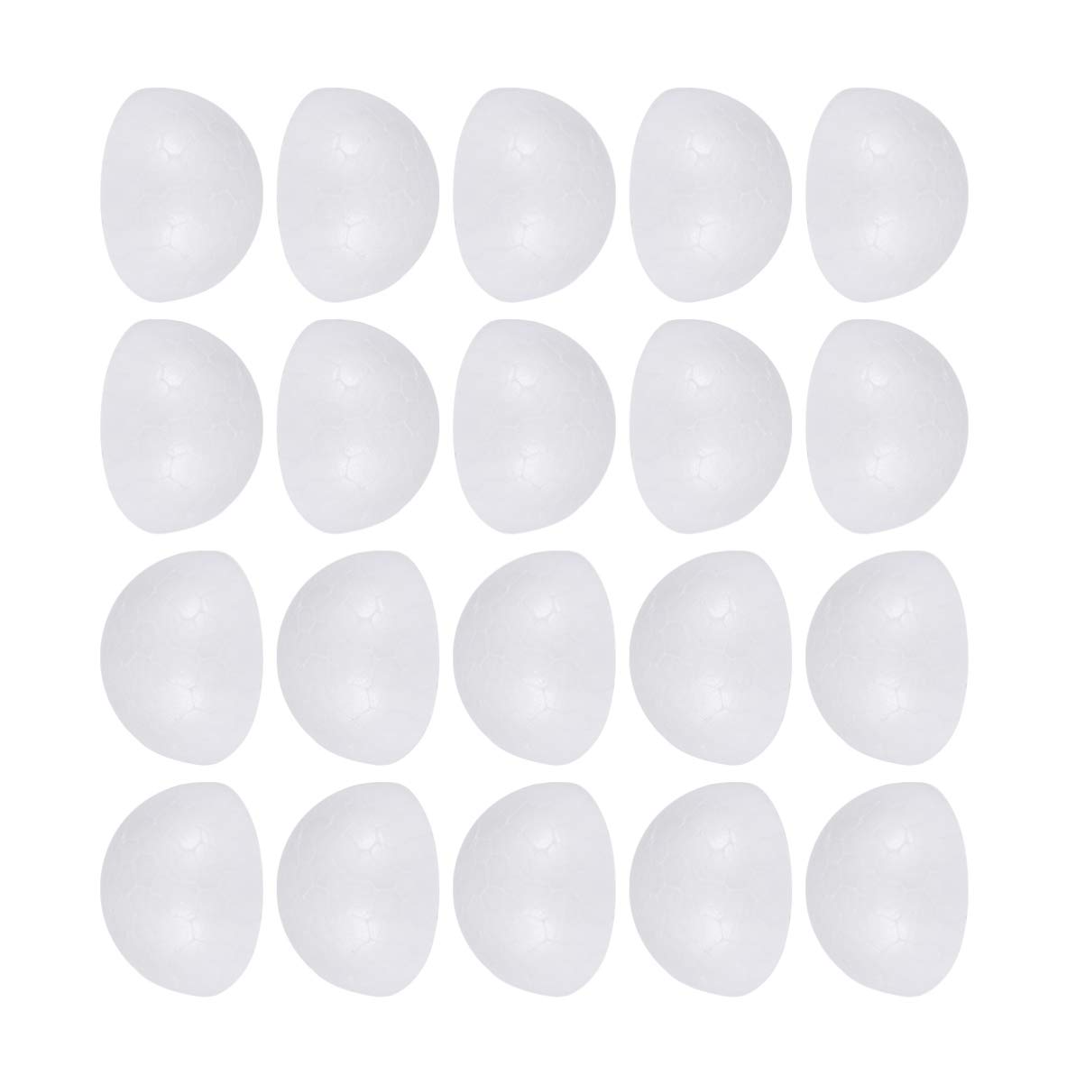 Amazon.com: BESPORTBLE 30Pcs Half Foam Balls Smooth Round Polystyrene ...