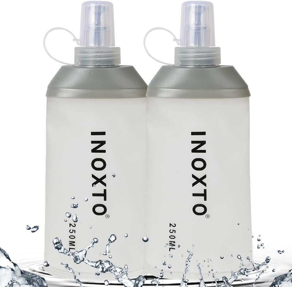 Amazon.com: (2 Bottles) Small, Semi-Rigid, Easy-to-Clean, Refillable Gu ...