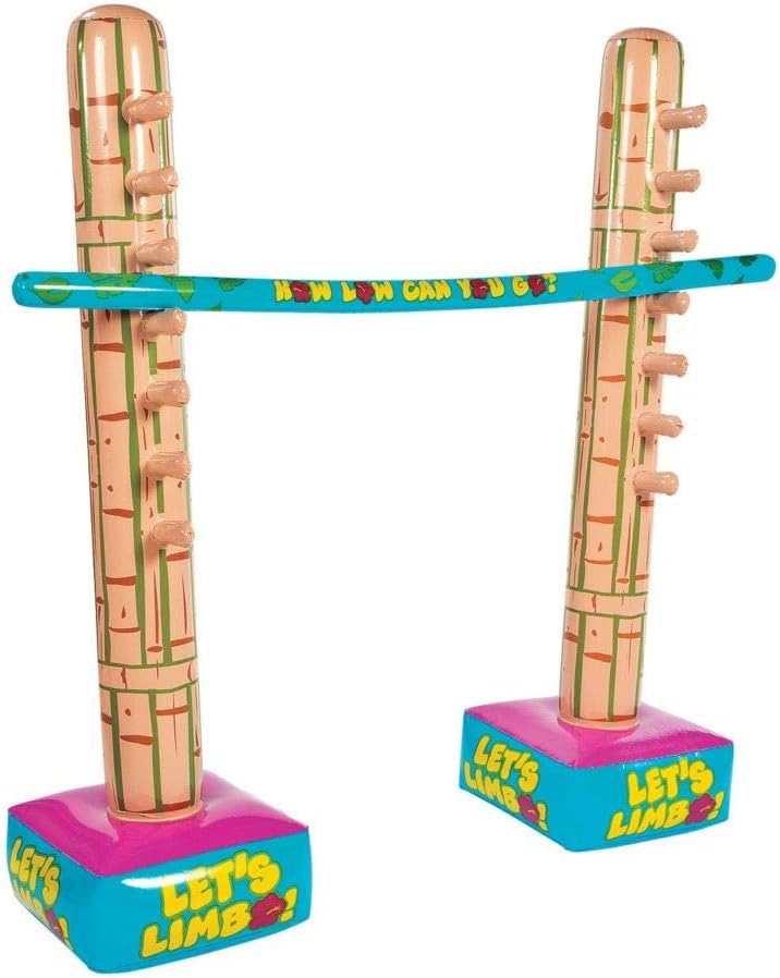 Amazon.com: Inflatable Limbo Game for Kids (3 Piece Set) Luau Summer ...