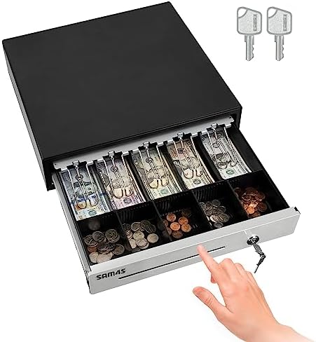 Amazon.com: HK SYSTEMS 13" Heavy Duty Black "Push" Open Cash Drawer ...