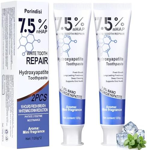 Amazon.com: Porindisi Nano Hydroxyapatite Toothpaste – Remineralizing ...