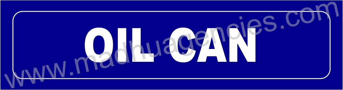 oil can Signboard in 3mm ACP Sheet with Self Adhesive Signage Board (12 ...