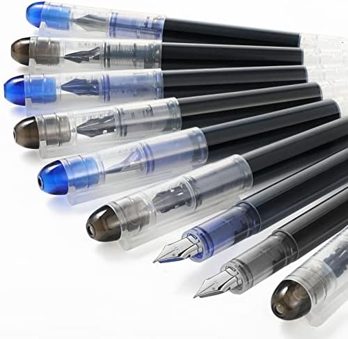 Amazon.com : Pack of 12 Disposable Fountain Pens Smooth Writing ...