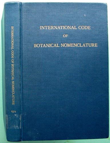 International code of botanical nomenclature: [Code international de la ...