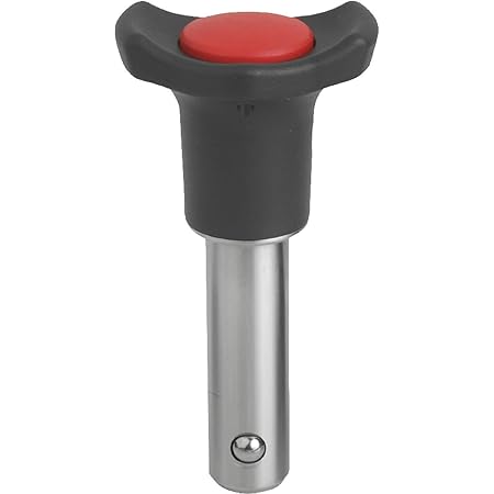 Ganter Normelemente | Steckbolzen mit Axialsicherung (Sperrklinke) - GN 114.2-8-16 ...