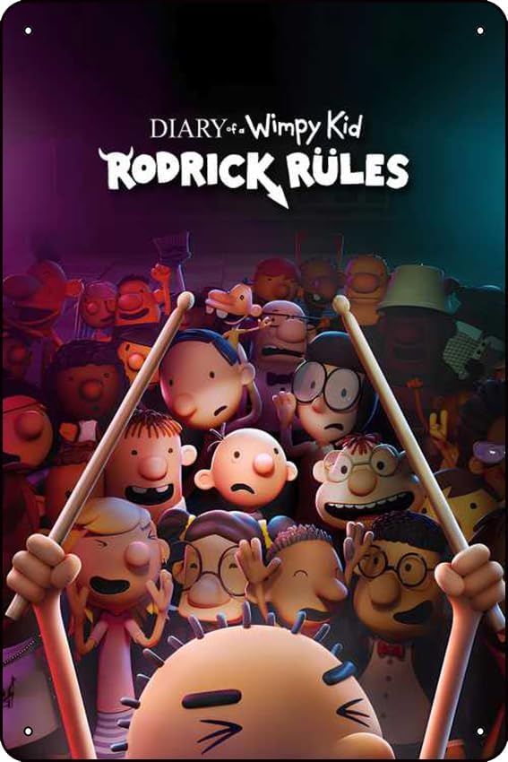 Amazon.com: Diary of a Wimpy Kid: Rodrick Rules (2022) Movie Poster Bar ...
