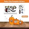 Amazon.com: Halloween Pumpkin Decorating Stickers, 40Pack Pumpkin ...