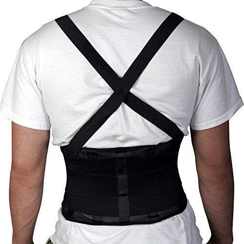 Amazon.com: Medline NON11351L Standard Back Support with Suspenders ...