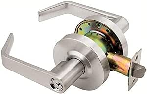 SUMBIN Grade 2 Commercial Heavy Duty Entry Door Lever Lockset, ADA, Satin Chrome Finish - Amazon.com