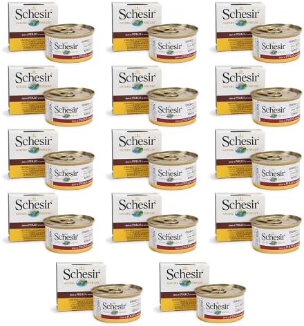Schesir Cat Chicken Flake with Rice- 85 g (Pack of 14) : Amazon.in: Pet ...