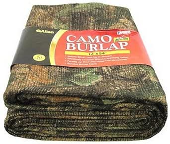 Amazon.com: Allen™ 2566 Burlap Camo Blind Fabric, 54" X 12' (Pack of 6 ...