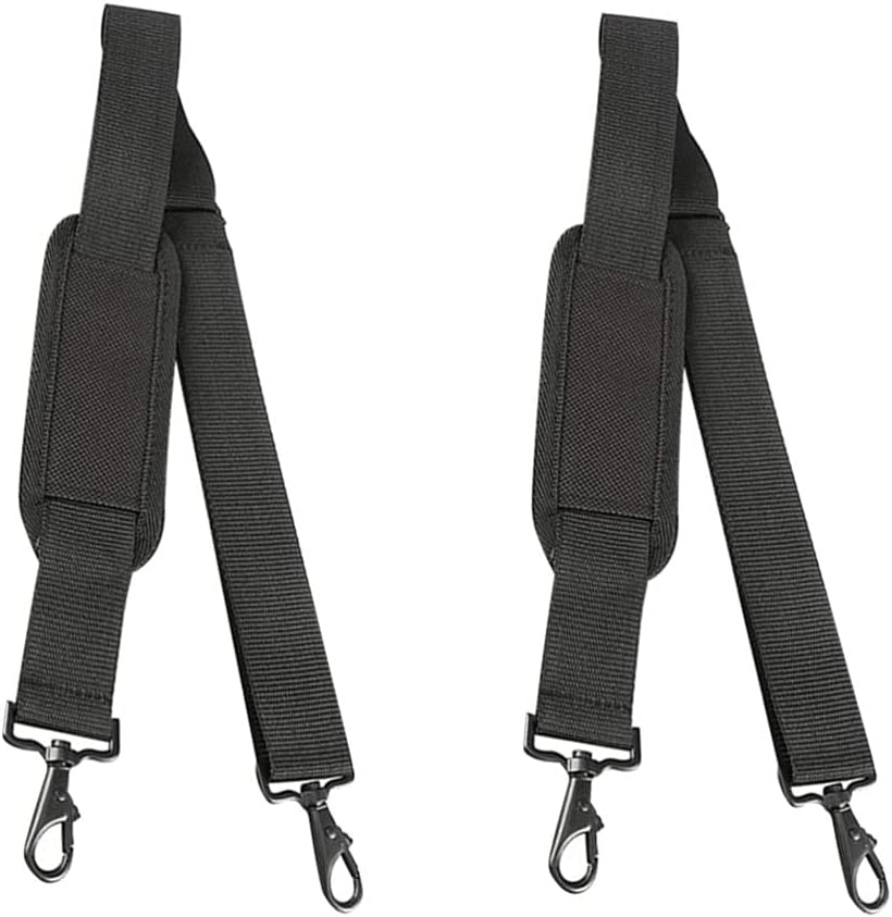 Amazon.com: EXCEART Viloin Case Strap 2pcs Guitar Strap Black Shoulder ...