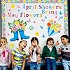 110 Pcs Spring Bulletin Board Decoration April Showers Bring May ...