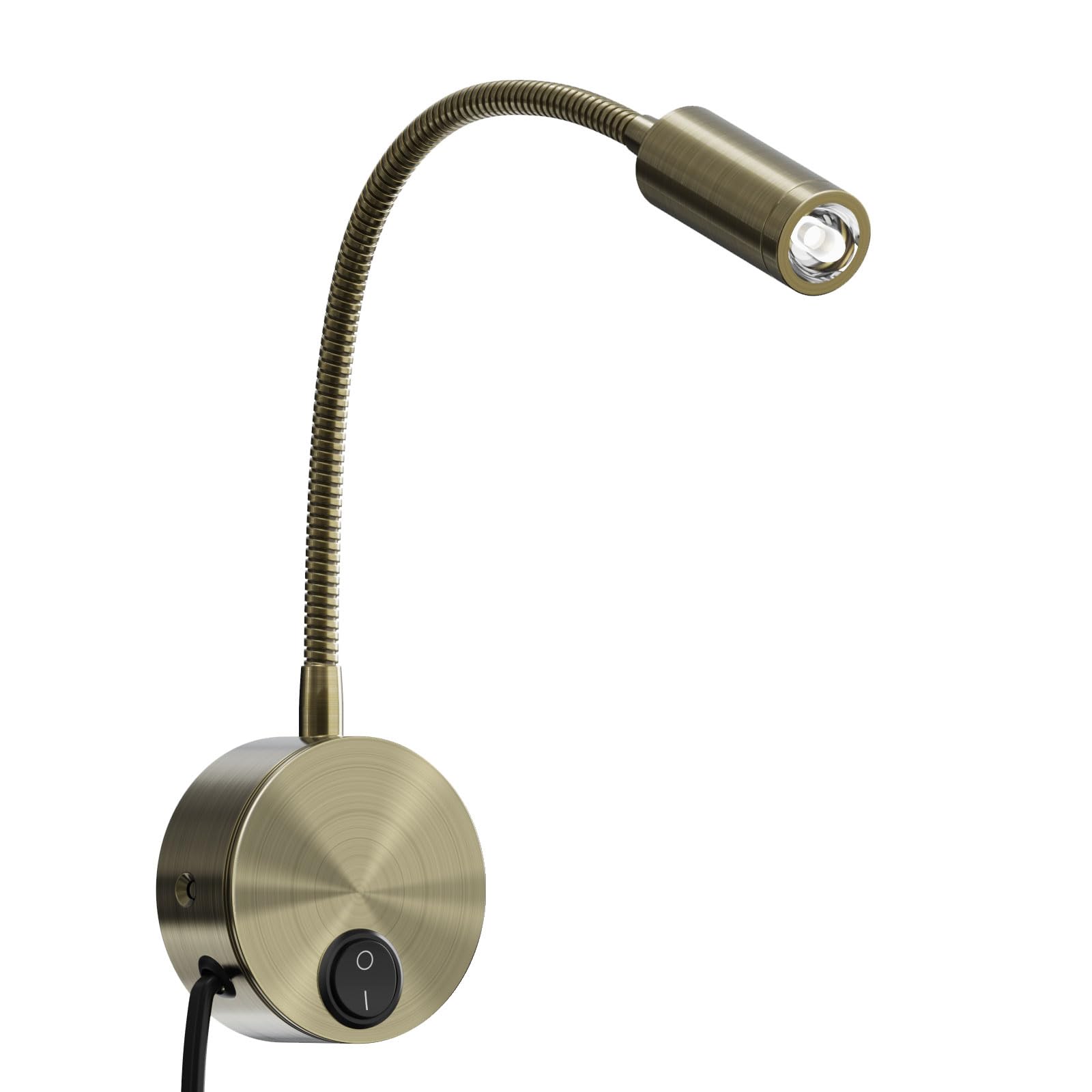 Reading Lamp Gooseneck Wall Mount Best 3W LED Wall Mounted Light