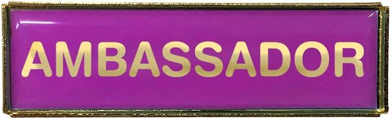 Amazon.co.uk: ambassador badge