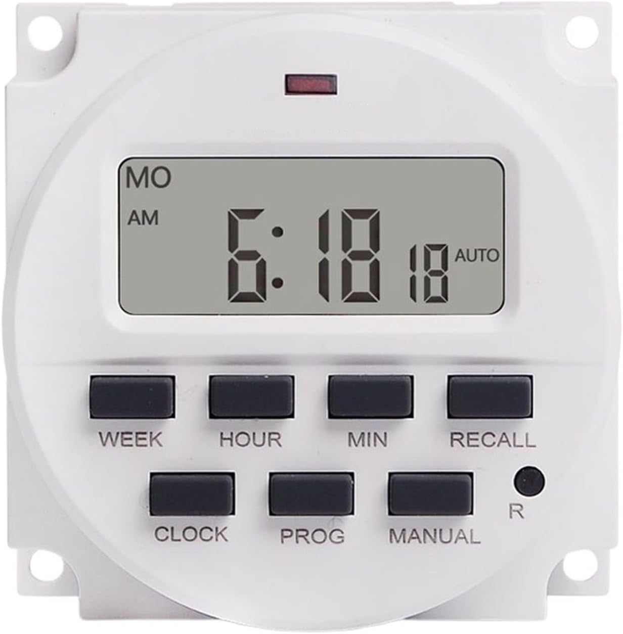 Amazon.com: RWRAPS Big LCD Display Timer 6V 9V 12V 24V DC AC 7 Day ...