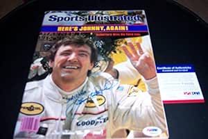 Johnny Rutherford Champ Psa Signed Sports Illustrated - Autographed ...
