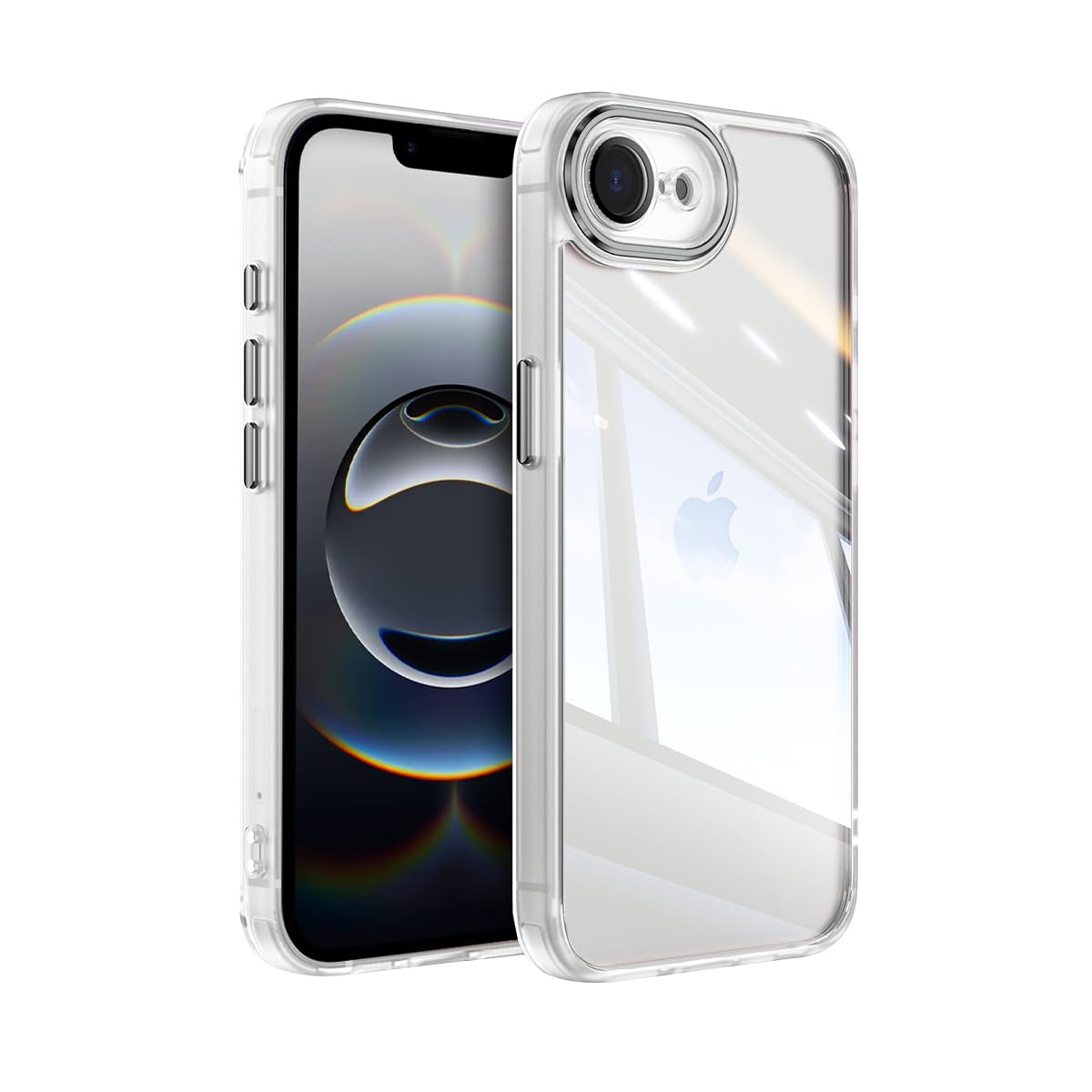 Mt27587i16e Iphone 16e Case Integrated Lens Guard Shock Absorption ...