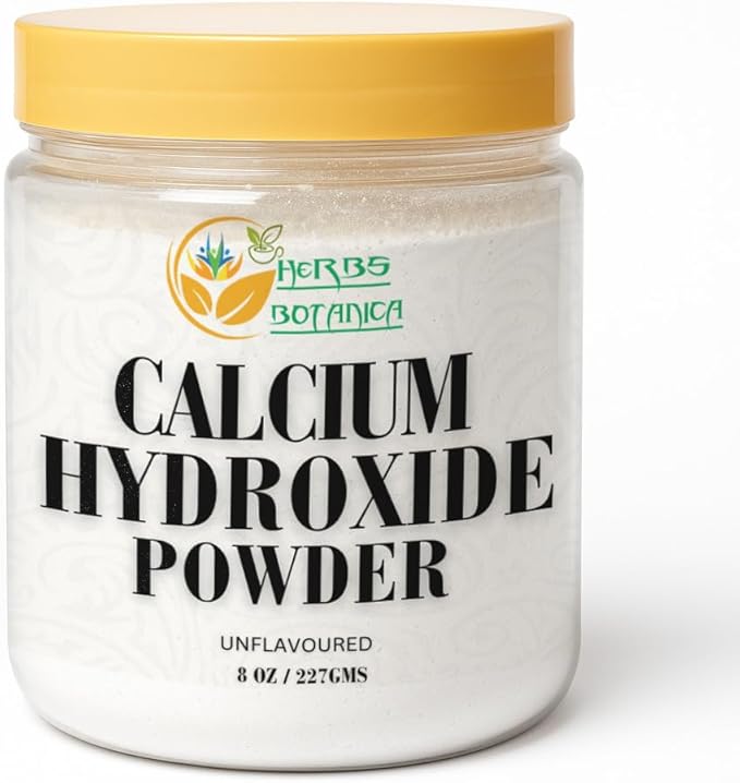 Amazon.com: Herbs Botanica Calcium Hydroxide Powder 8 oz Fine Food ...