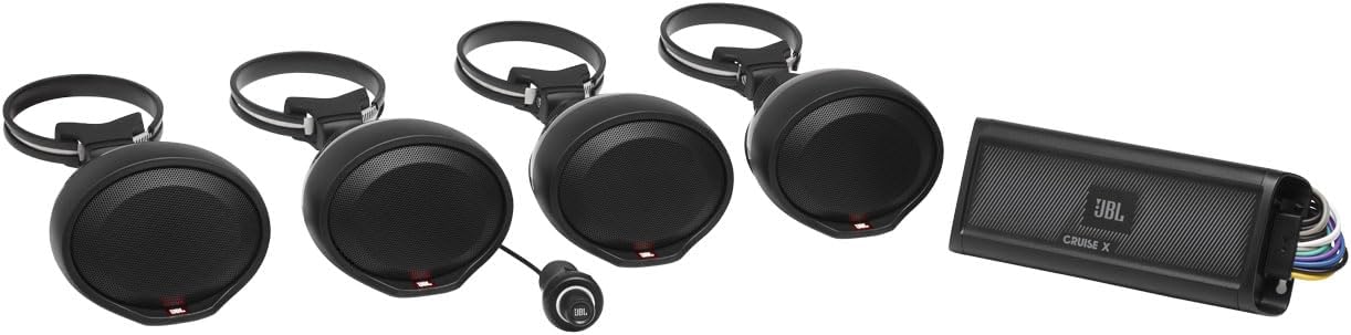 Amazon.com: JBL - 4 Channel Plug and Play Bluetooth amp and 4 speakers ...