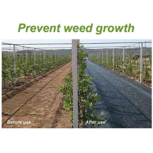 LUUDE Weed Control Fabric Membrane, Ground Cover Sheet Garden Landscape ...