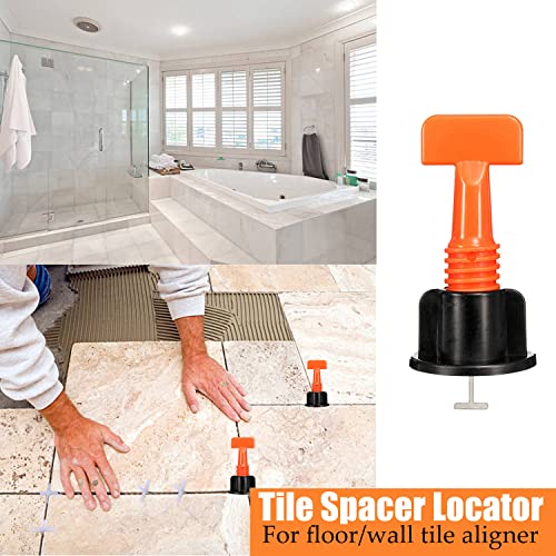 100 Packs Tile Leveling System Kit, Reusable Tiling Leveling System for ...