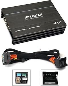 Amazon.co.jp: PUZU PZ-C31 4X 150 W 4 chから6 ch車載DSPアンプ2017-2023のフォルクスワーゲンプラグアンドプレイ車載ラジオの音質アップグレード ...