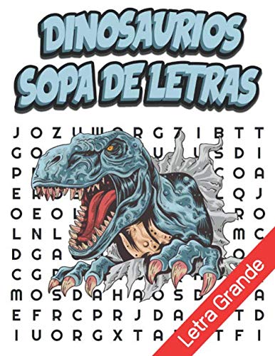 Sopa de Letras Dinosaurios: Sopa de Letras para Adultos | Sopa de ...