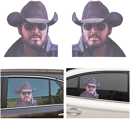 Amazon.com - Cowboy Pattern Car Side Window Decal Vinyl Sticker ...