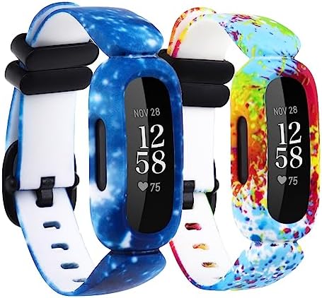 Amazon.com: Baaletc Compatible with Fitbit Ace 3 Bands for Kids, Soft ...