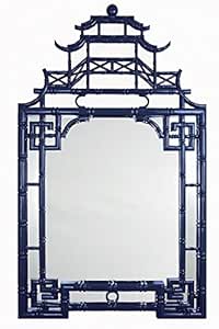 Amazon.com: Pagoda Blue Mirror BB2024 By BARCLAY BUTERA : Home & Kitchen