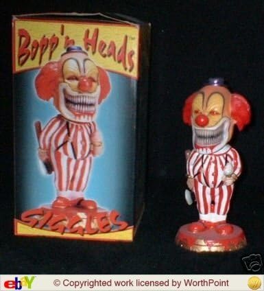 Amazon.com: Bopp'n Heads Giggles Evil Clown Bobblehead 7 inch : Toys ...
