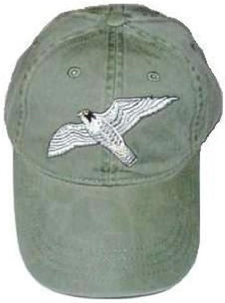 Peregrine Falcon Embroidered Cotton Cap Green at Amazon Men’s Clothing ...