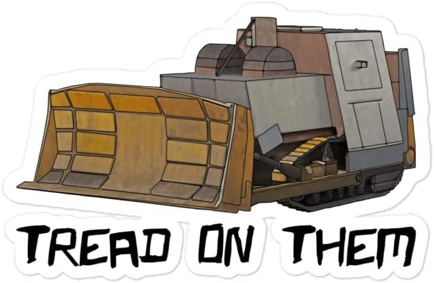 Amazon.com: Killdozer Sticker/Tread On Them/Killdozer Vinyl Decal / #4 ...